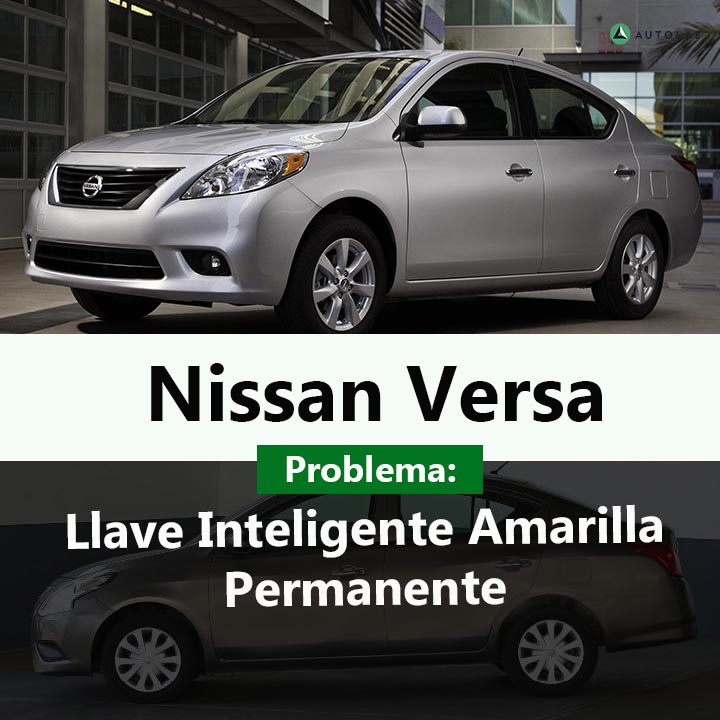 Nissan Versa Llave Inteligente Amarilla Permanente. | Autolab
