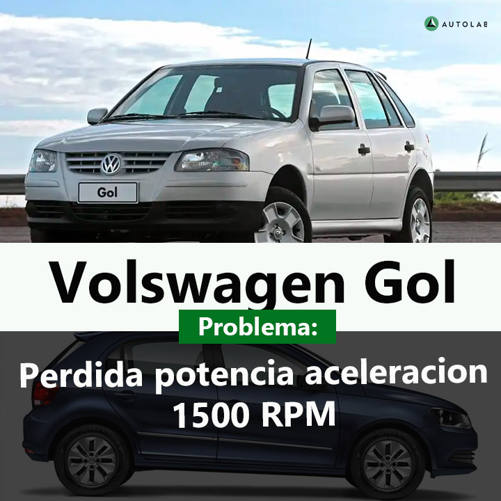 Volkswagen Gol: Pérdida potencia aceleración 1500 RPM – Autolab