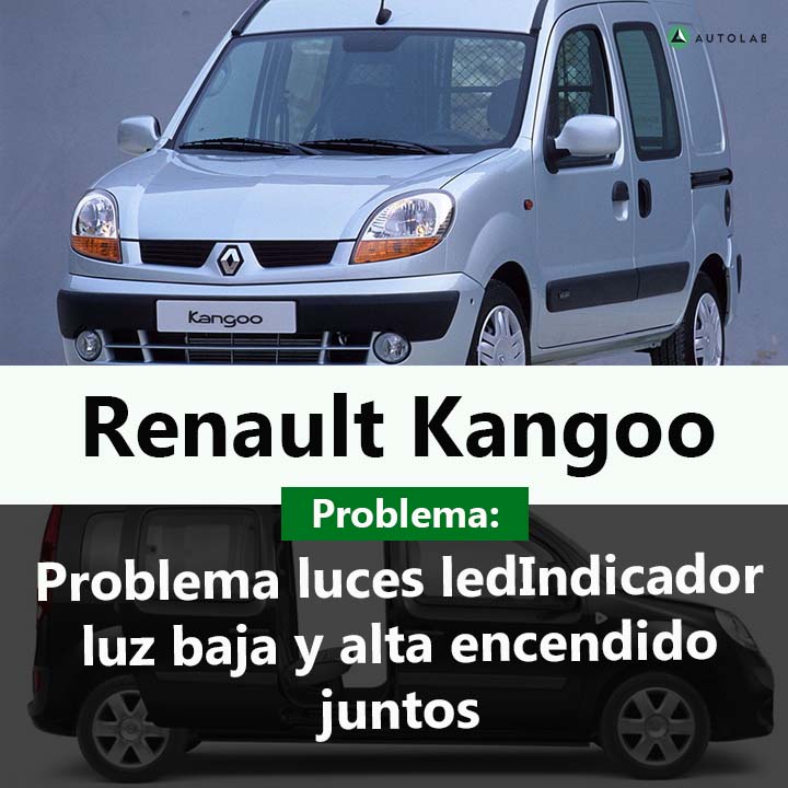 Renault Kangoo Problema luces led: Indicador luz baja y alta encendido ...