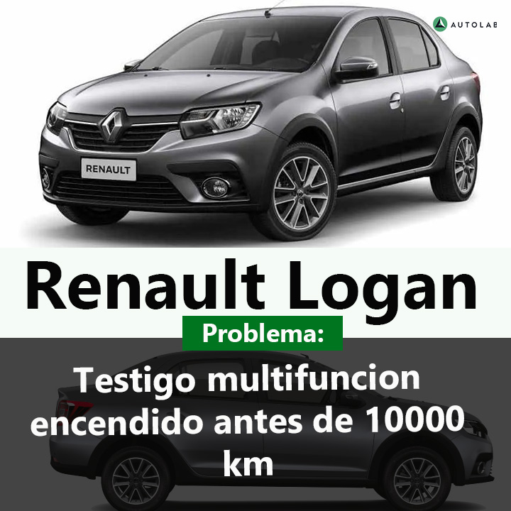 Renault Logan Testigo multifunción encendido antes de 10000 km – Autolab